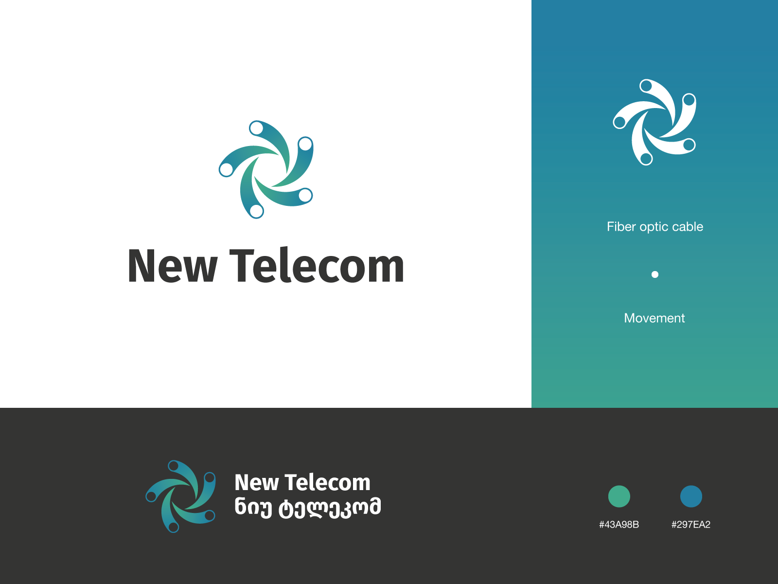 New Telecom by Nikoloz Molodinashvili , Logo Designer on Dribbble