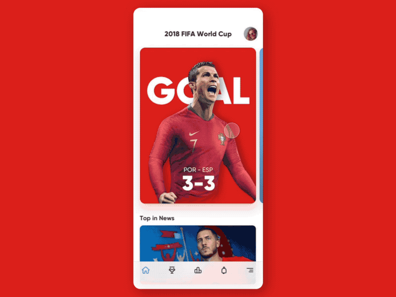FIFA App by Quantum Design on Dribbble