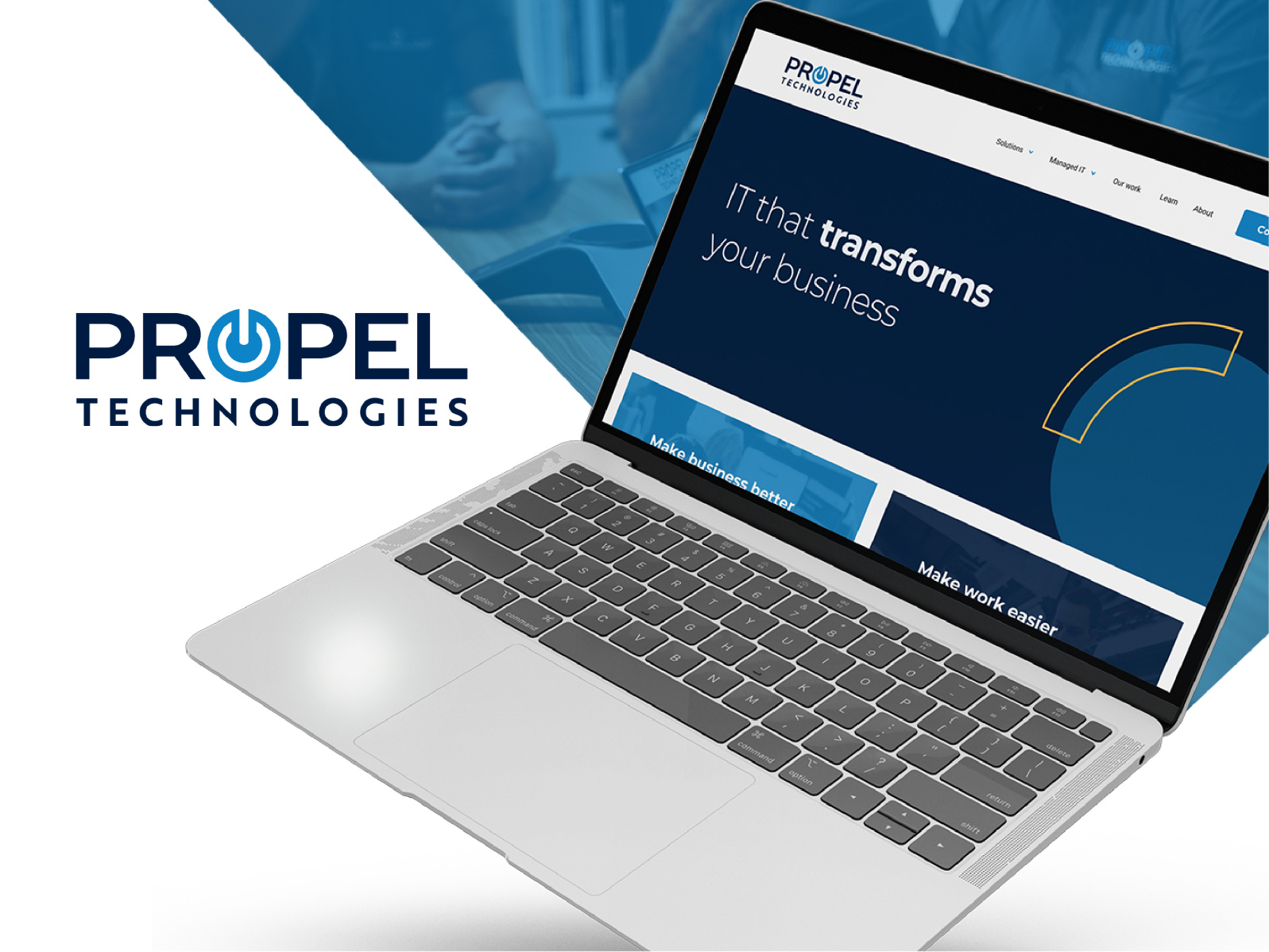 Propel Technologies Branding Refresh Project by Justin Marchant on Dribbble