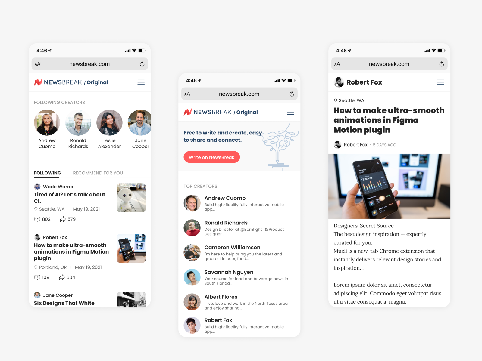 News Web and article page by Iris_UI/UX design on Dribbble