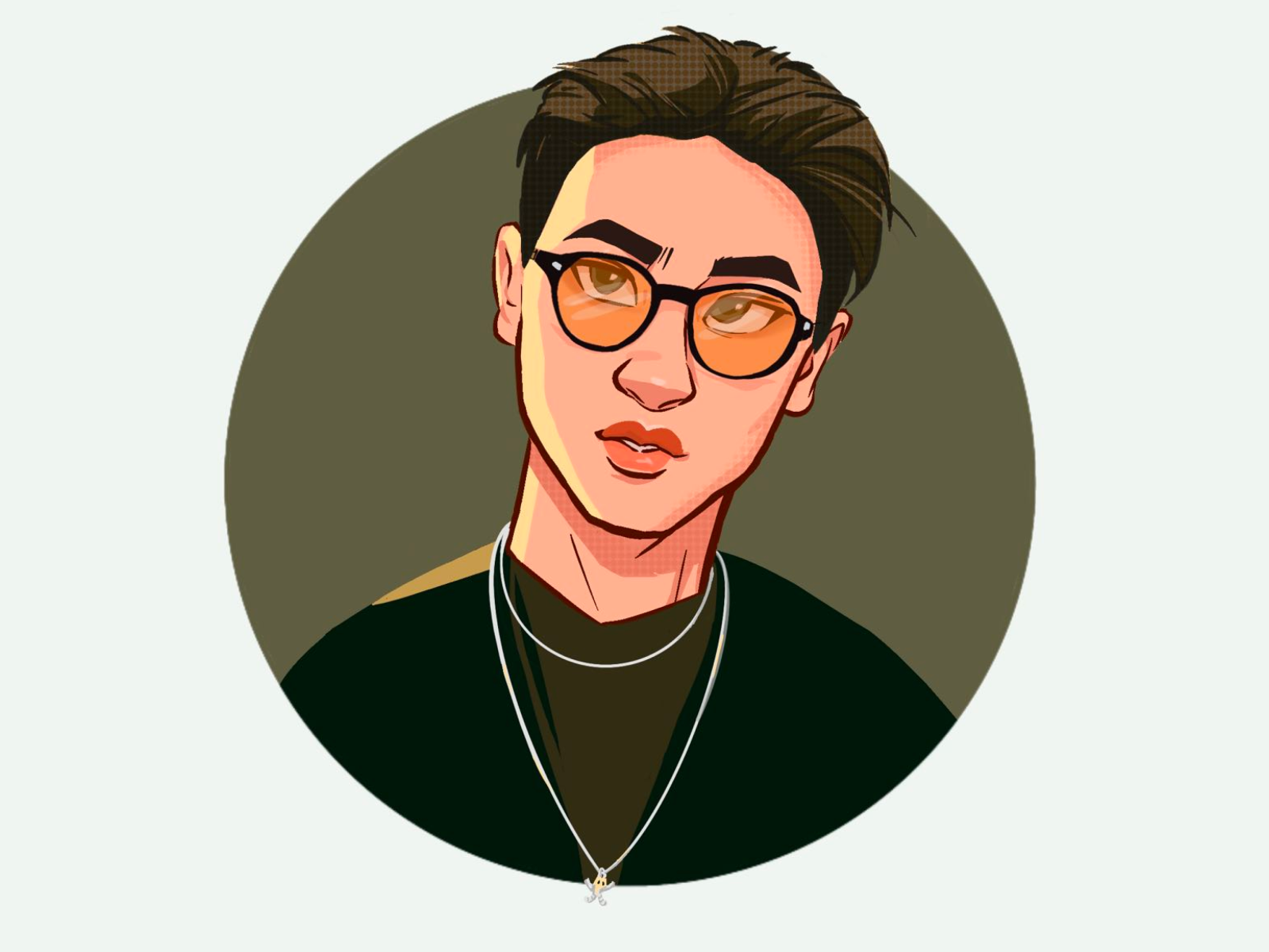 A boy illustration/Portrait by Iris_UI/UX design on Dribbble