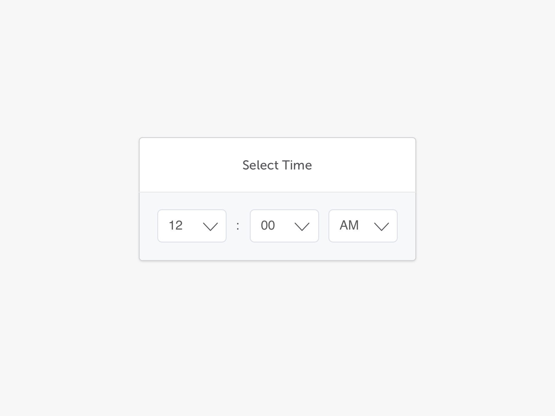 Time Picker By Elizabeth Spencer On Dribbble