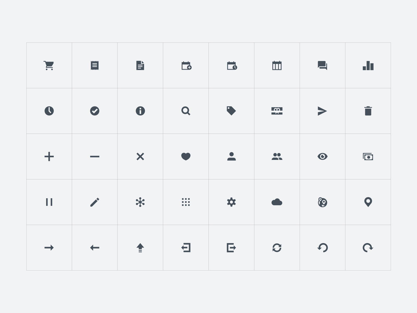 Franpos - Set of Icons by EMME & CO on Dribbble