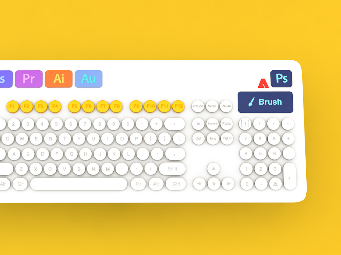 Adobe Keyboard by Jack on Dribbble