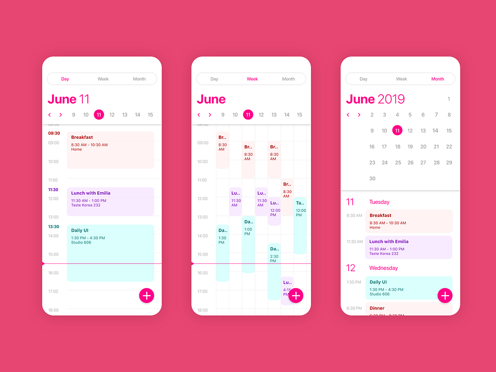 Calendar App designs, themes, templates and downloadable graphic ...