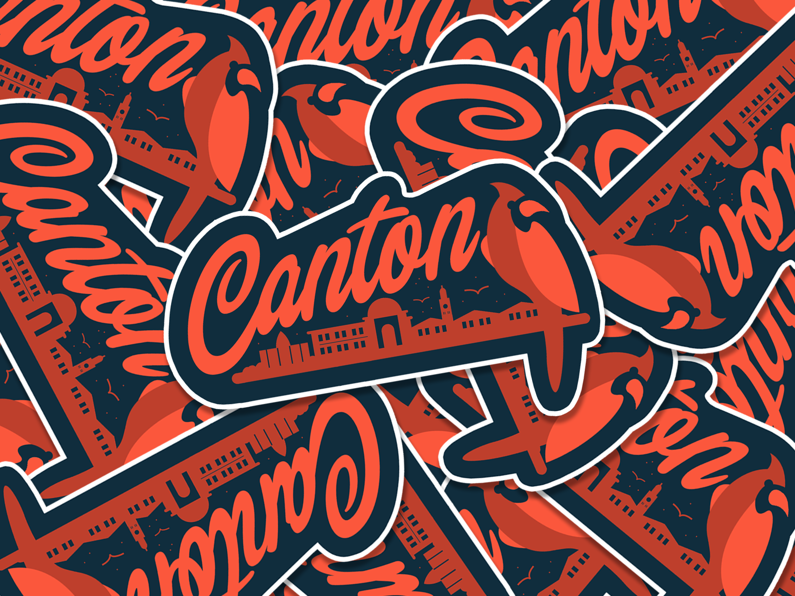 Canton Sticker by Sergii Hohlov on Dribbble