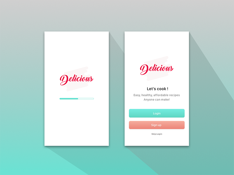 IOS iPhone App Splash Design for Recipe app by Doa'a on Dribbble