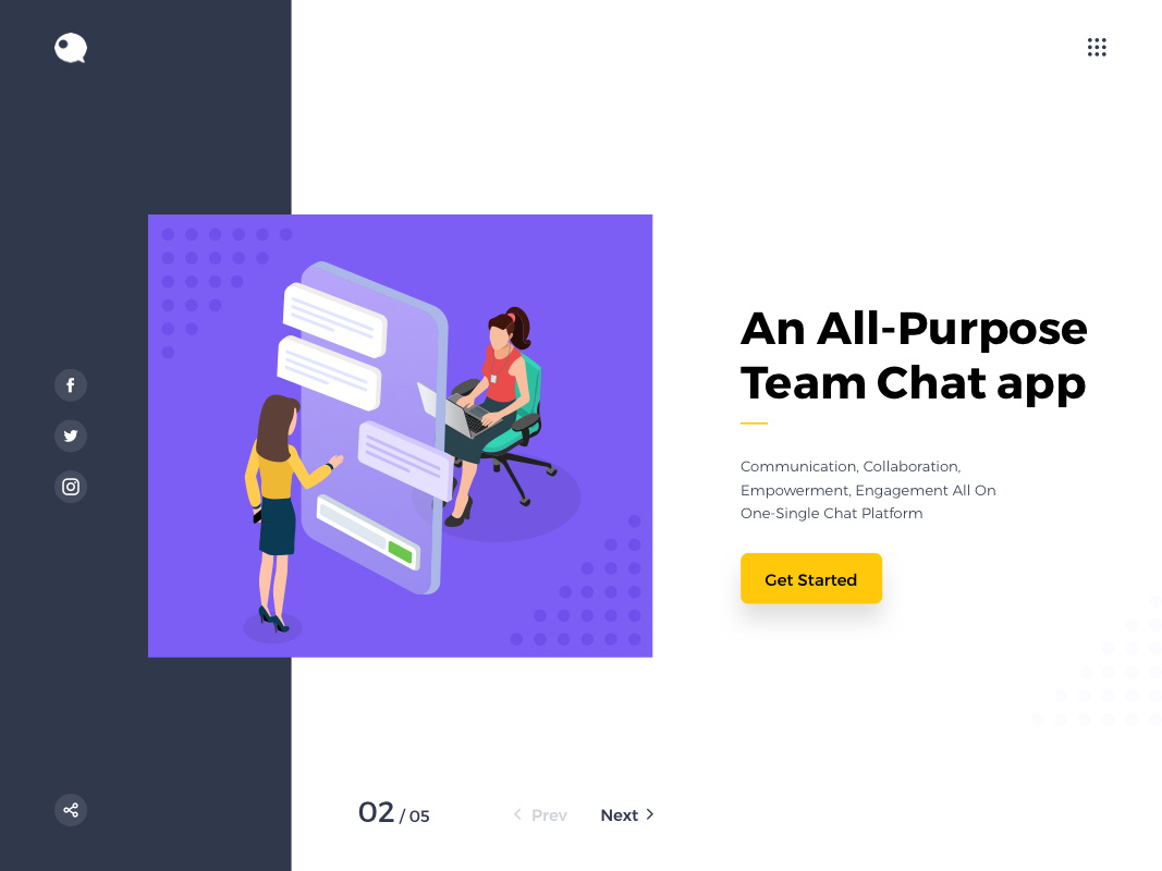 An All Purpose Team Chat App by Jasleen verma on Dribbble
