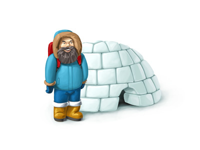 Polar explorer by Andrey Koval on Dribbble