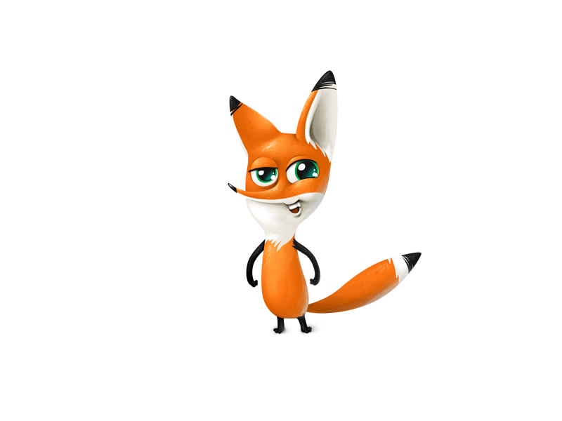 Fox Character by Andrey Koval on Dribbble