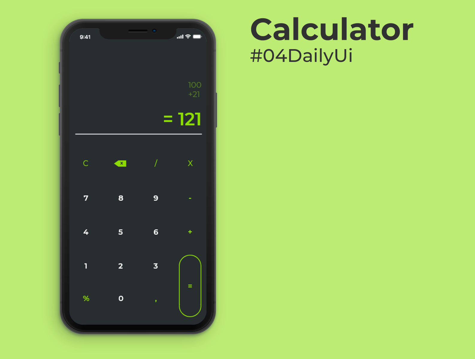 Daily #04 Calculator by Douglas on Dribbble