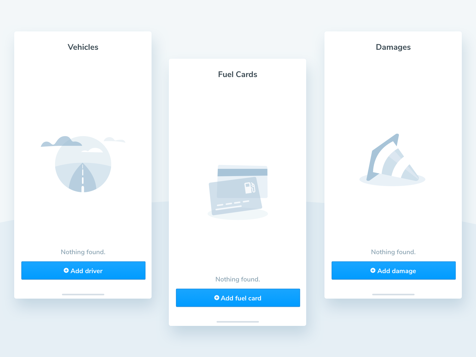 Empty states by Avrios on Dribbble