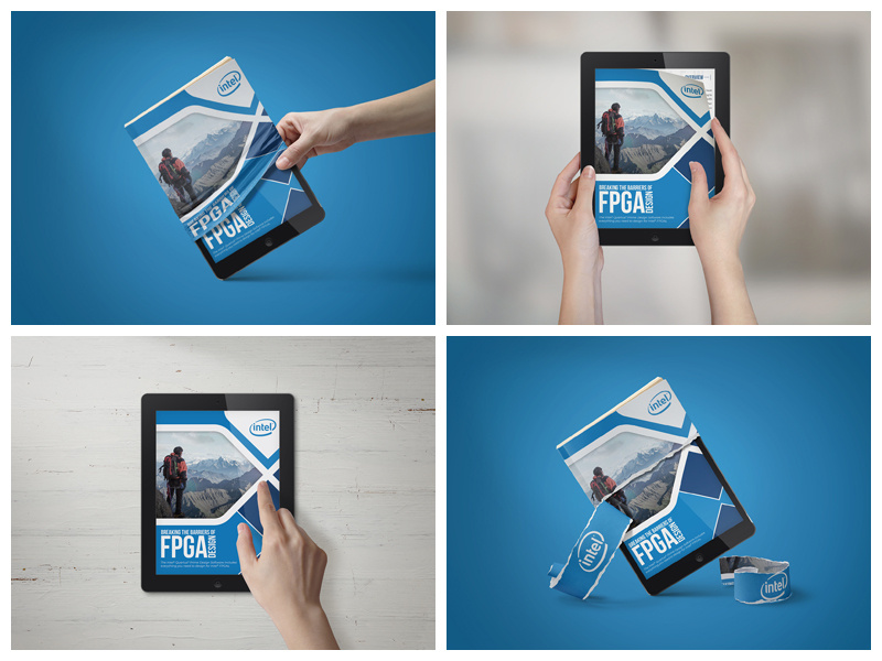 Intel Ebook Mockup by Jayesh Jansari on Dribbble