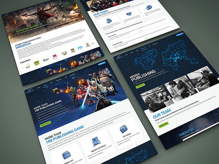 Browse thousands of Game Developer Portfolio images for design ...