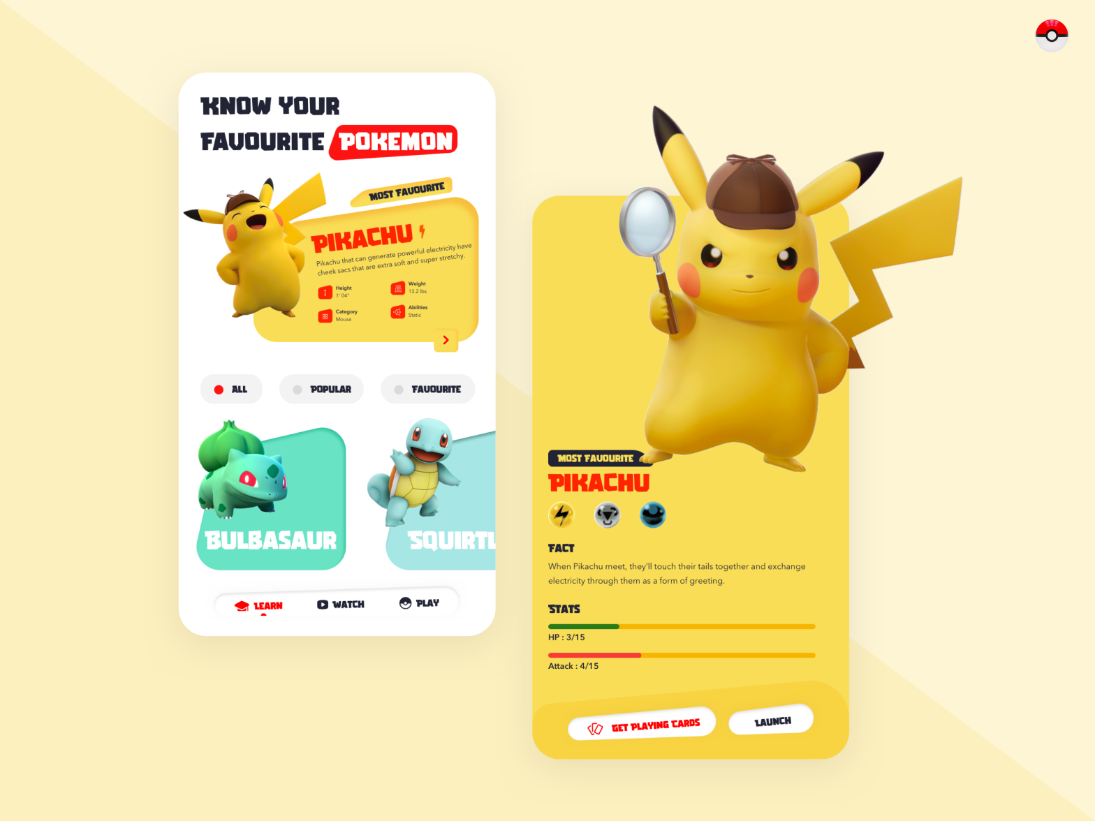 Pokedox : Pokemon Guide App by Tanav Arora on Dribbble