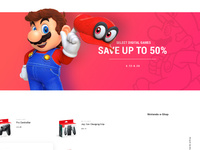 Nintendo website redesign store by Y_Design on Dribbble