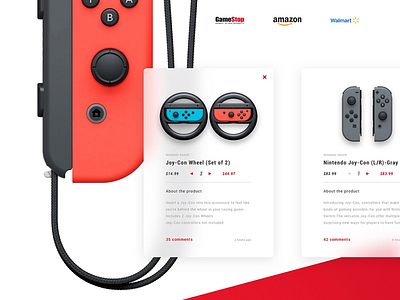 Nintendo website redesign store by Y_Design on Dribbble