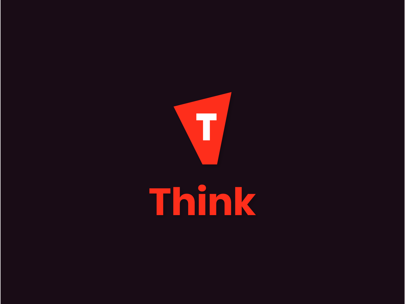 Think Logo design by Hicham Baghedoud on Dribbble