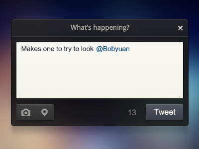 Twitter ui by Bobyuan on Dribbble
