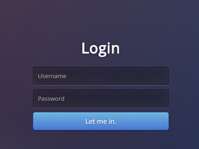 Login page by Money on Dribbble