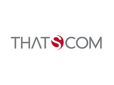 That's Com Logo Design by Alessandro Giammaria on Dribbble