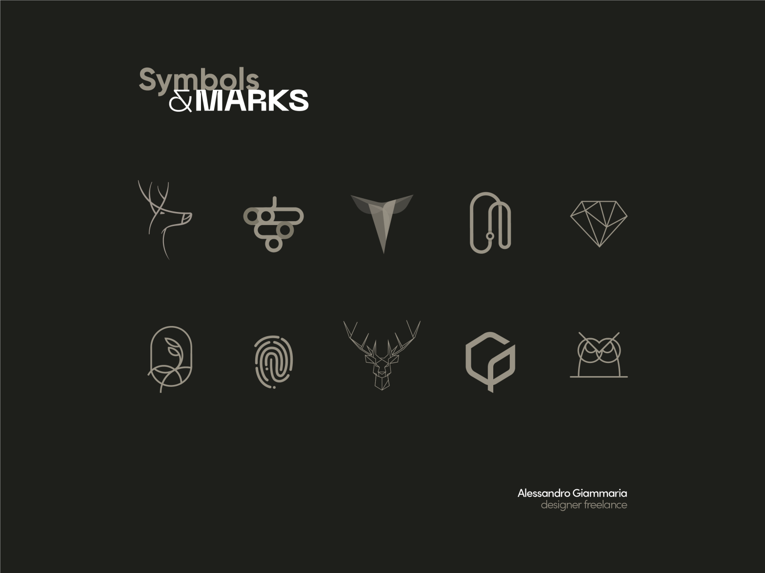 Symbols & Marks by Alessandro Giammaria on Dribbble