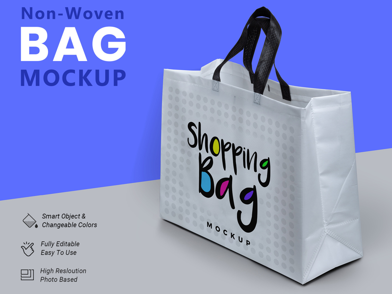 Non Woven Bag Mockup by VictorThemes on Dribbble
