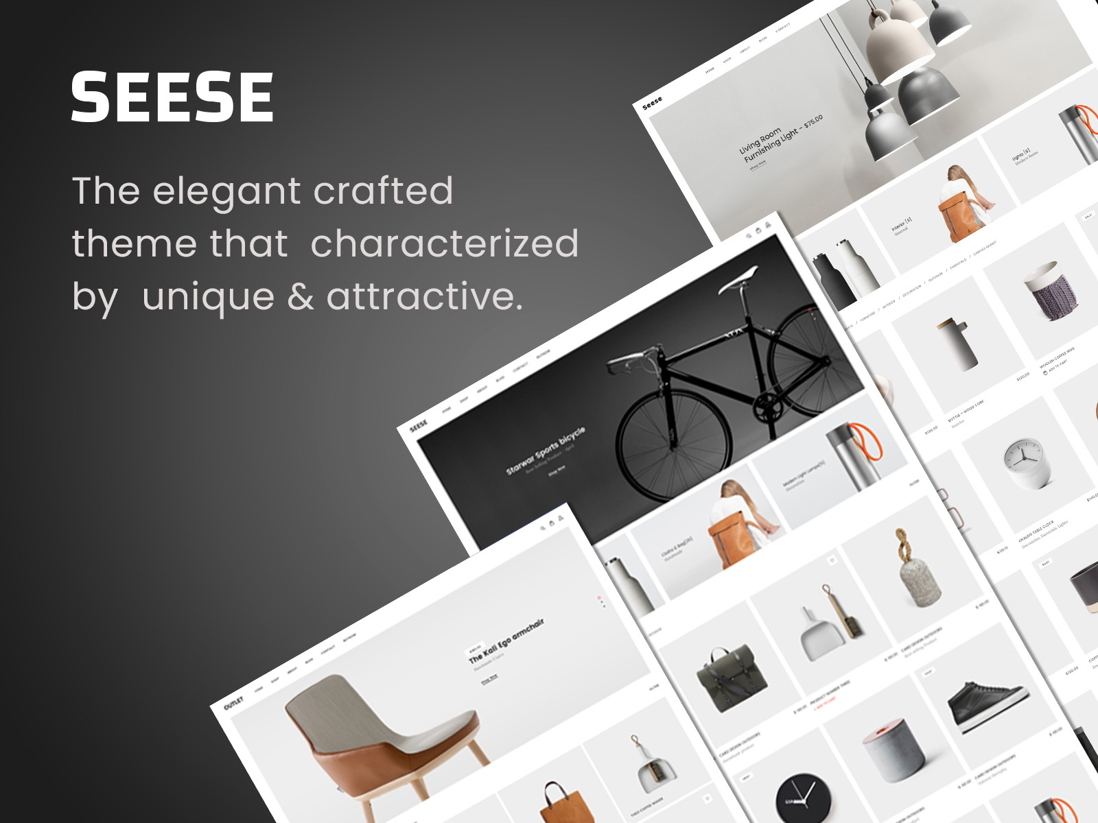 Seese – Responsive eCommerce Theme by VictorThemes on Dribbble