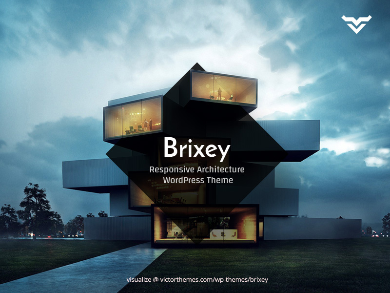 Brixey Responsive Architecture WordPress Theme by VictorThemes on Dribbble