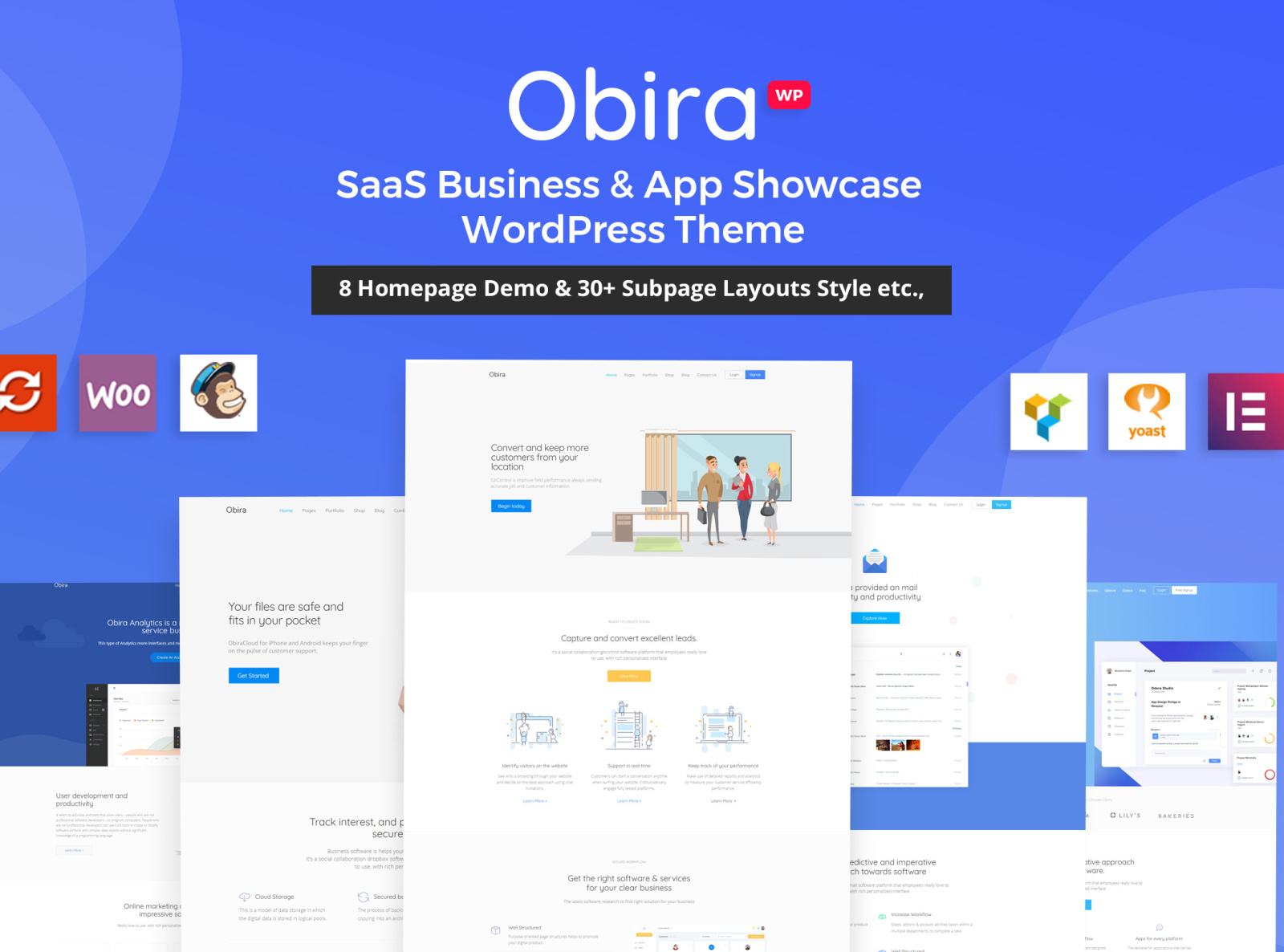 Obira - SaaS Business & App Showcase Theme by VictorThemes on Dribbble