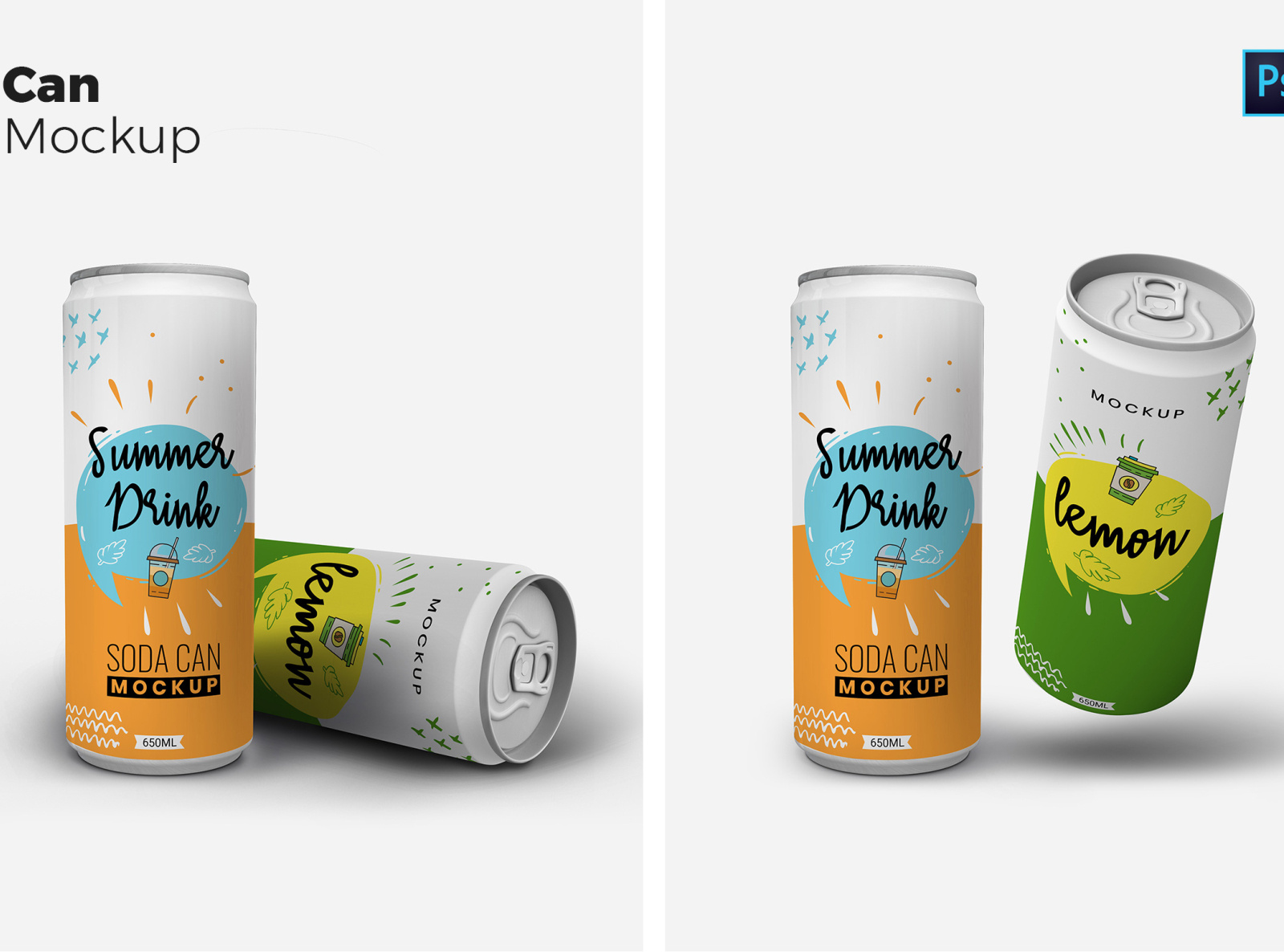 Tin Can Mockups by VictorThemes on Dribbble