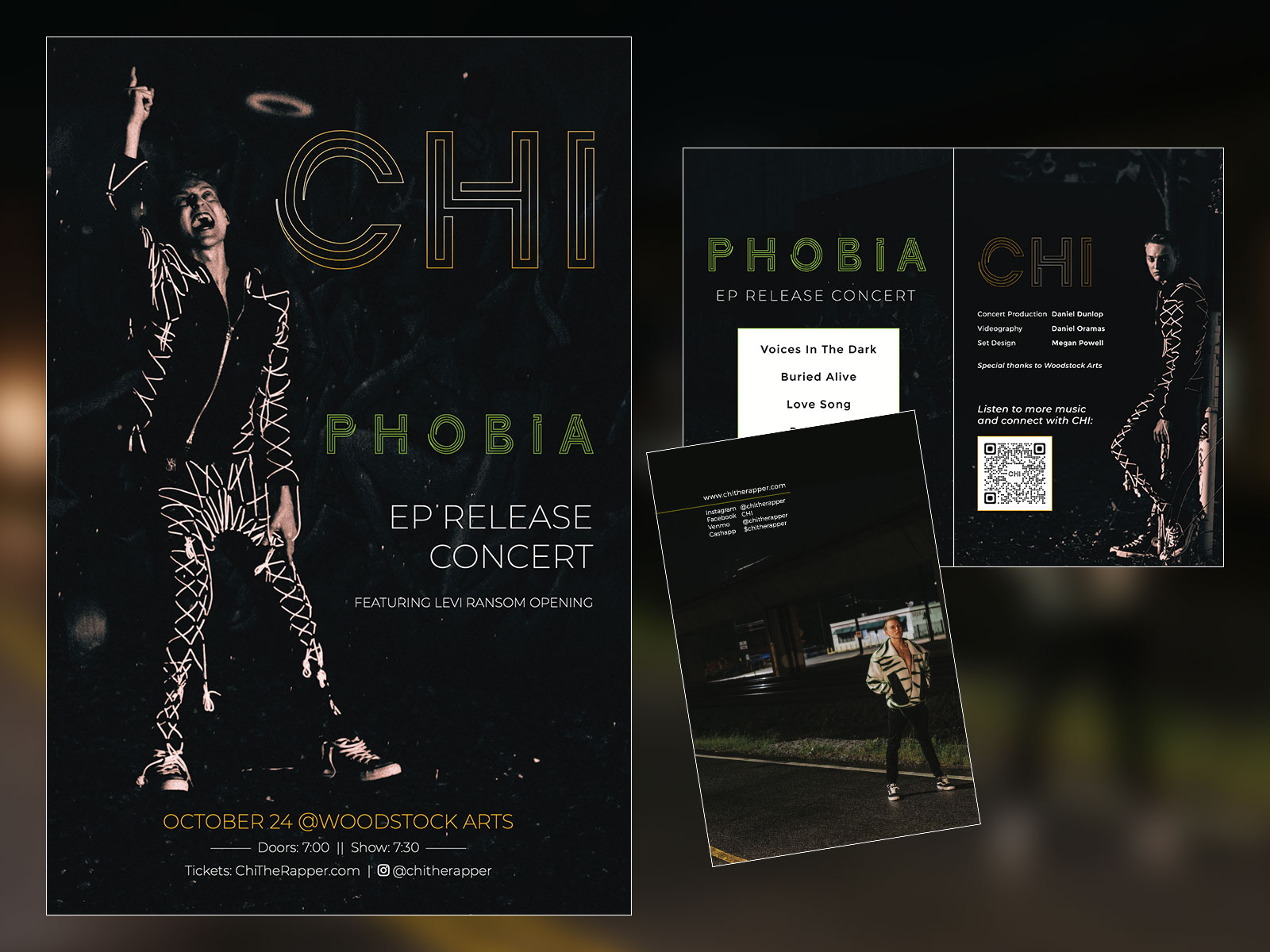 CHI the Rapper EP Release Graphics by Brandon D Hunt on Dribbble