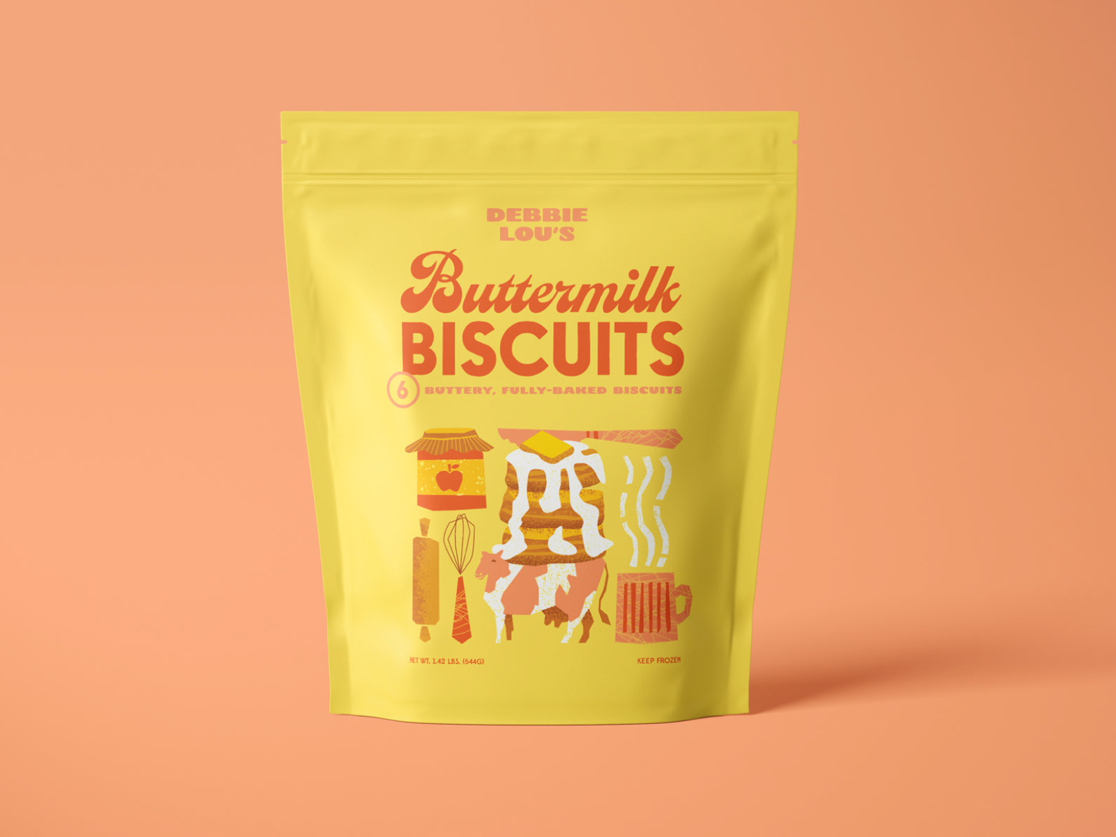Buttermilk Biscuit Packaging by Ashley Ozmint for Atlas Branding on ...