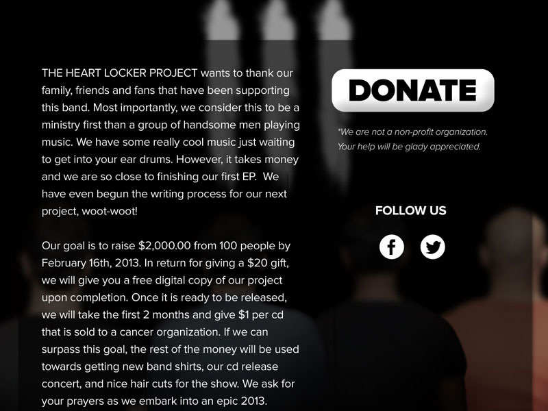 HLP Landing Page by Joshua Luciano on Dribbble