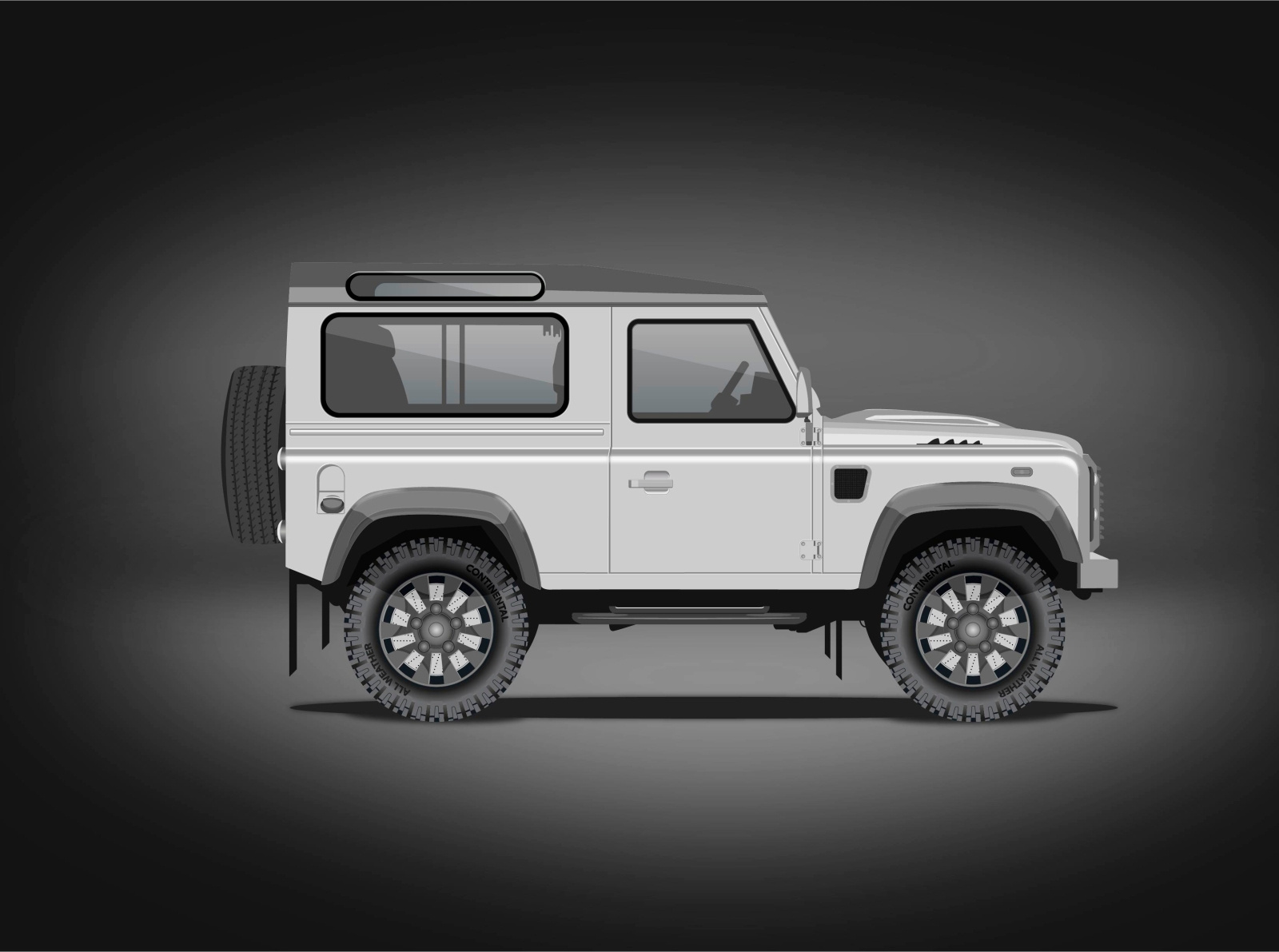 Range Rover by Den on Dribbble