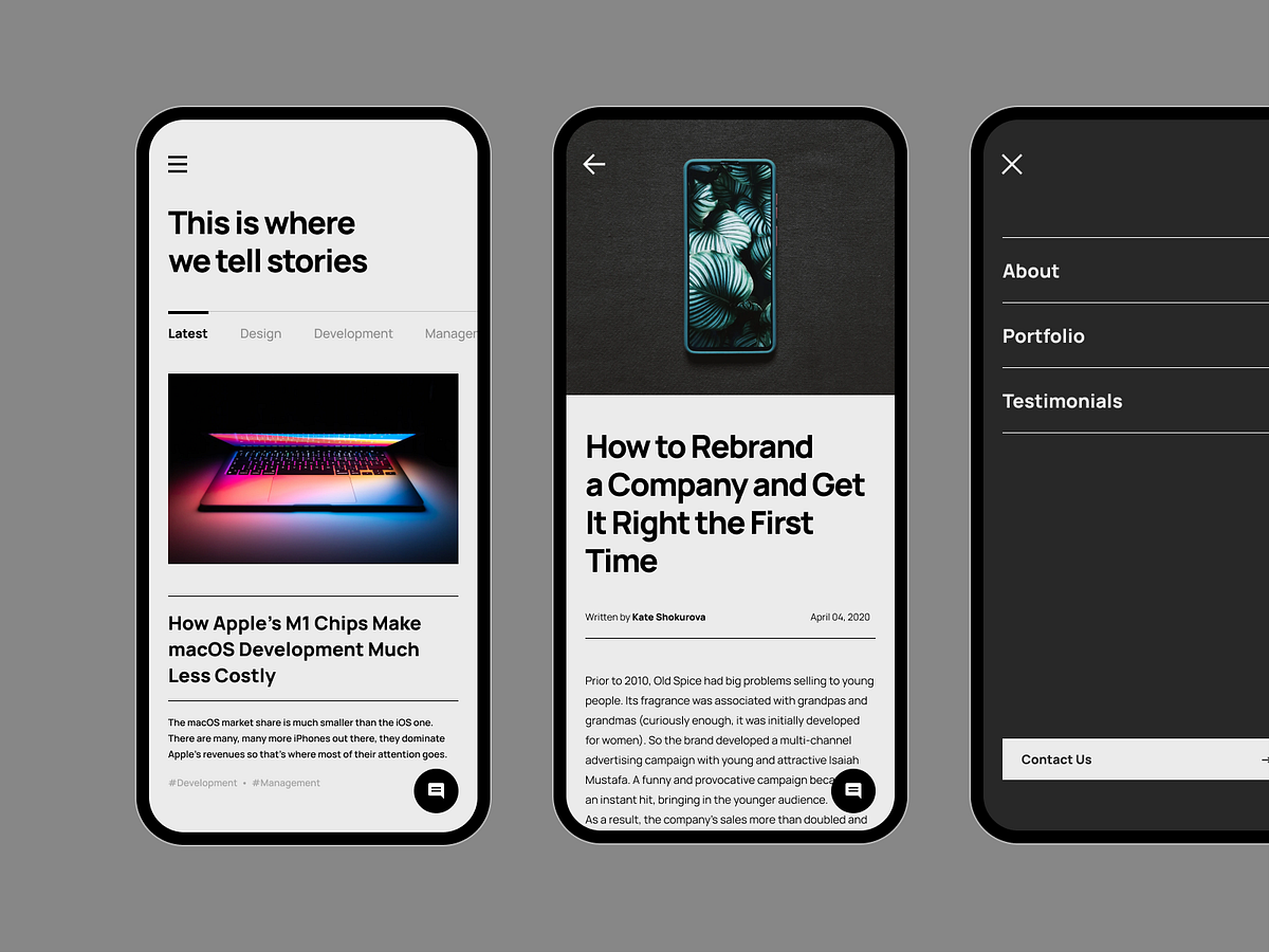 Browse thousands of Blog App images for design inspiration | Dribbble