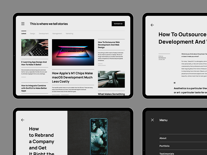 Browse thousands of Blog images for design inspiration | Dribbble
