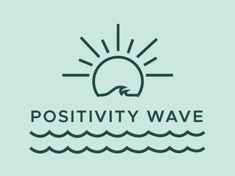 Positivity wave by Angry Lizard on Dribbble
