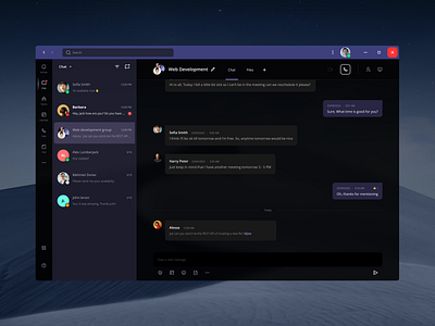 Microsoft Teams redesign by Hossein Khalili for Kettle Studio on Dribbble