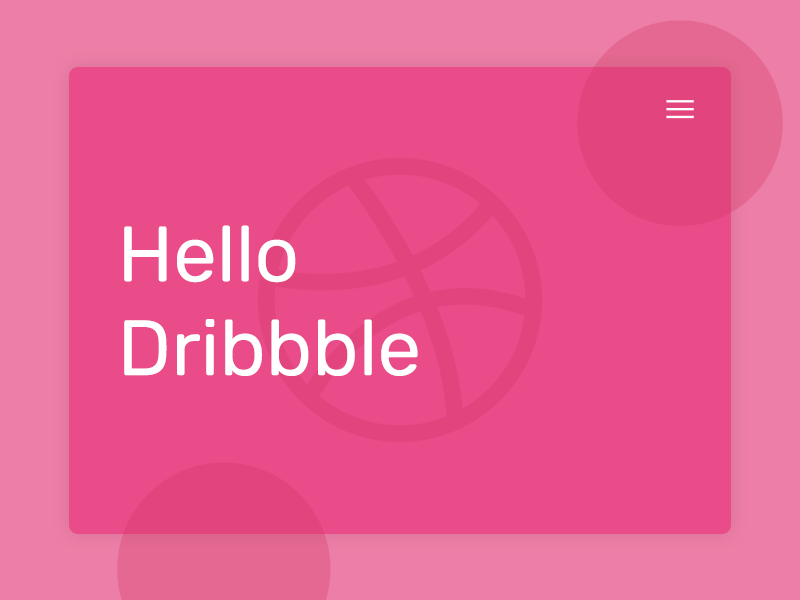 Hi Dribbble! by Andres Celis on Dribbble