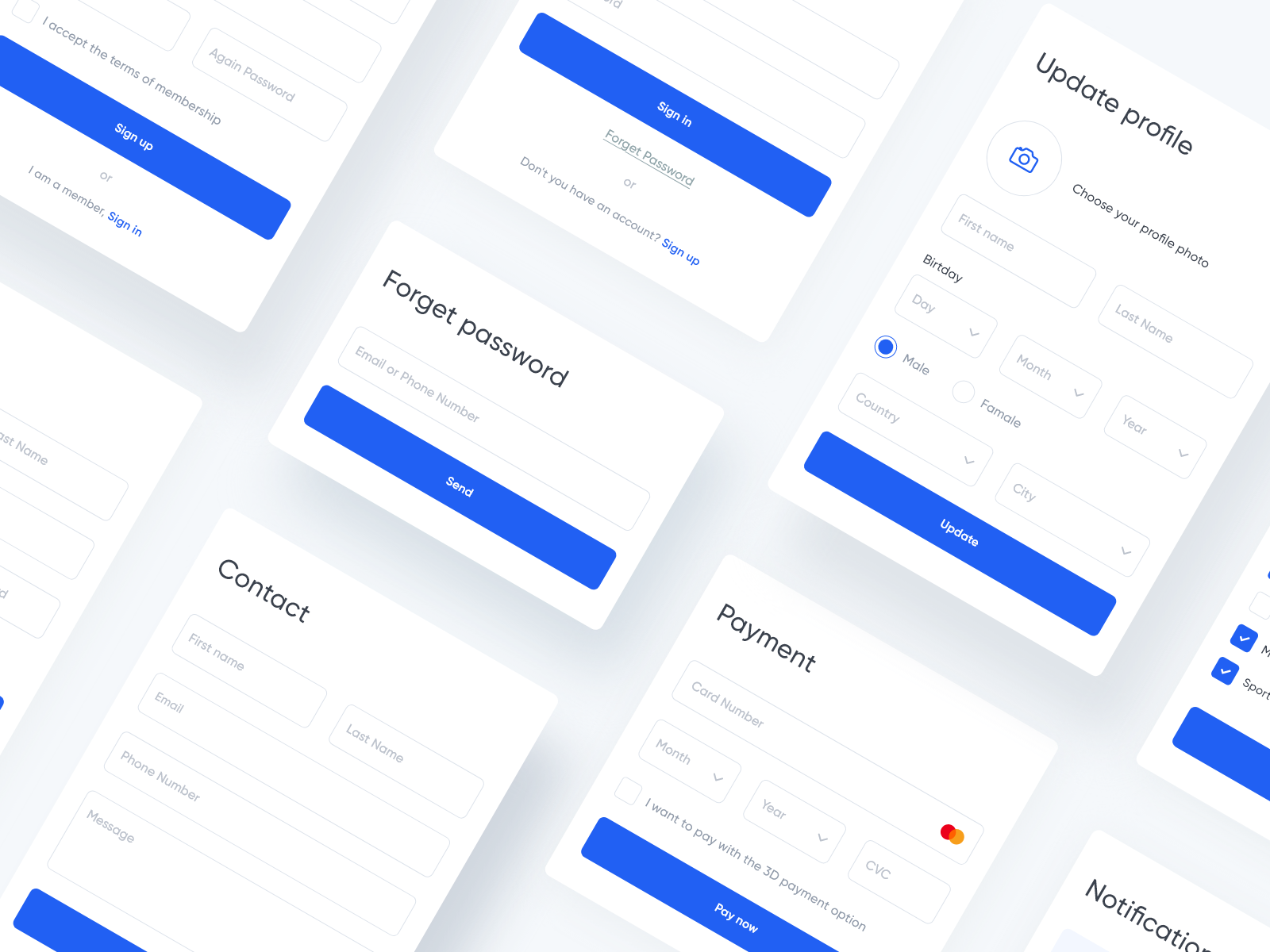 Components Ui Kit by Sukru Emanet on Dribbble