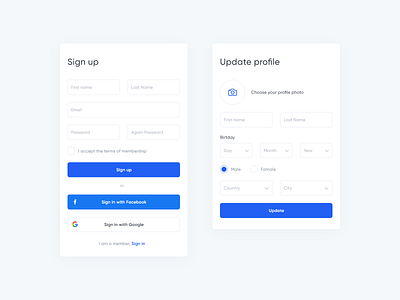 Components Ui Kit by Sukru Emanet on Dribbble