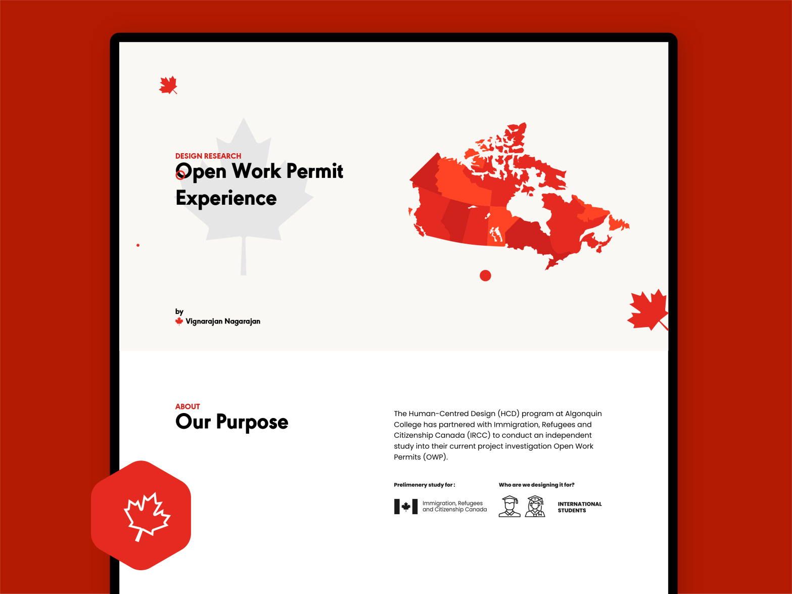 OWP Experience - Case Study by Vignarajan on Dribbble