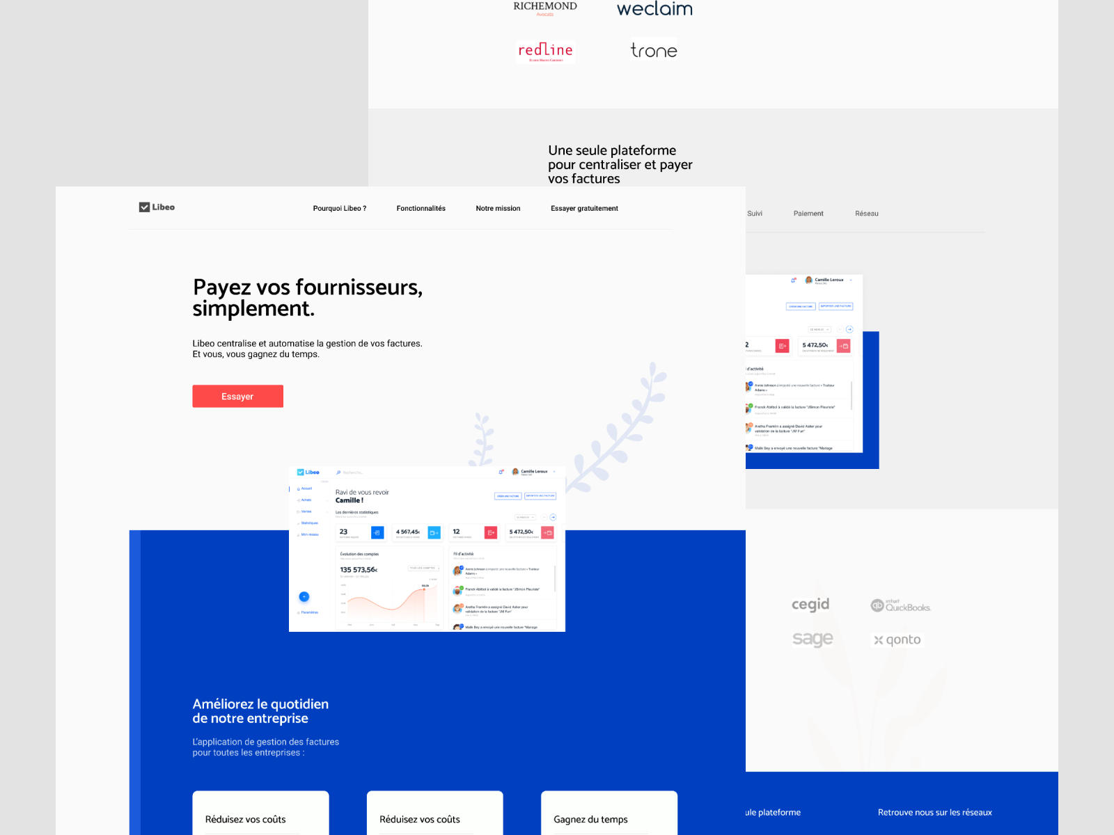 Libeo Website by Travaillé Hector on Dribbble