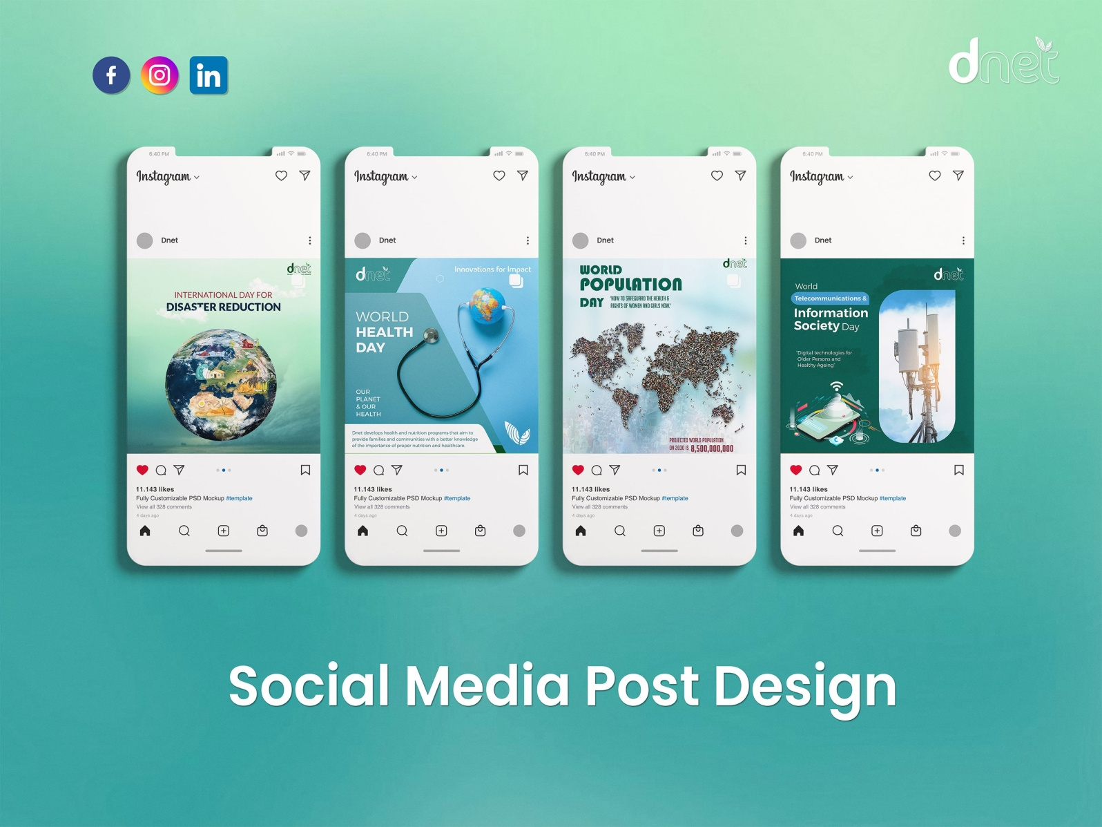 NGO Post Design - Dnet by Oalid Talukder on Dribbble