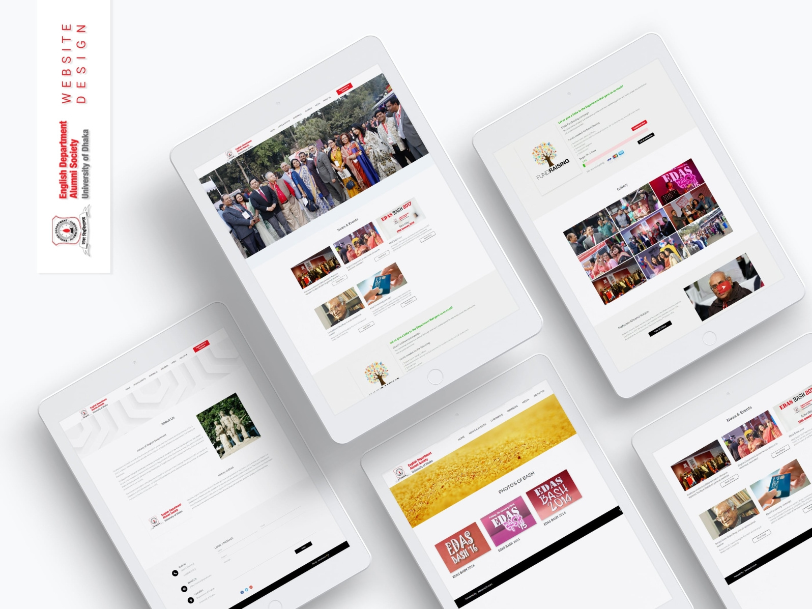 EDAS Website Design by Oalid Talukder on Dribbble