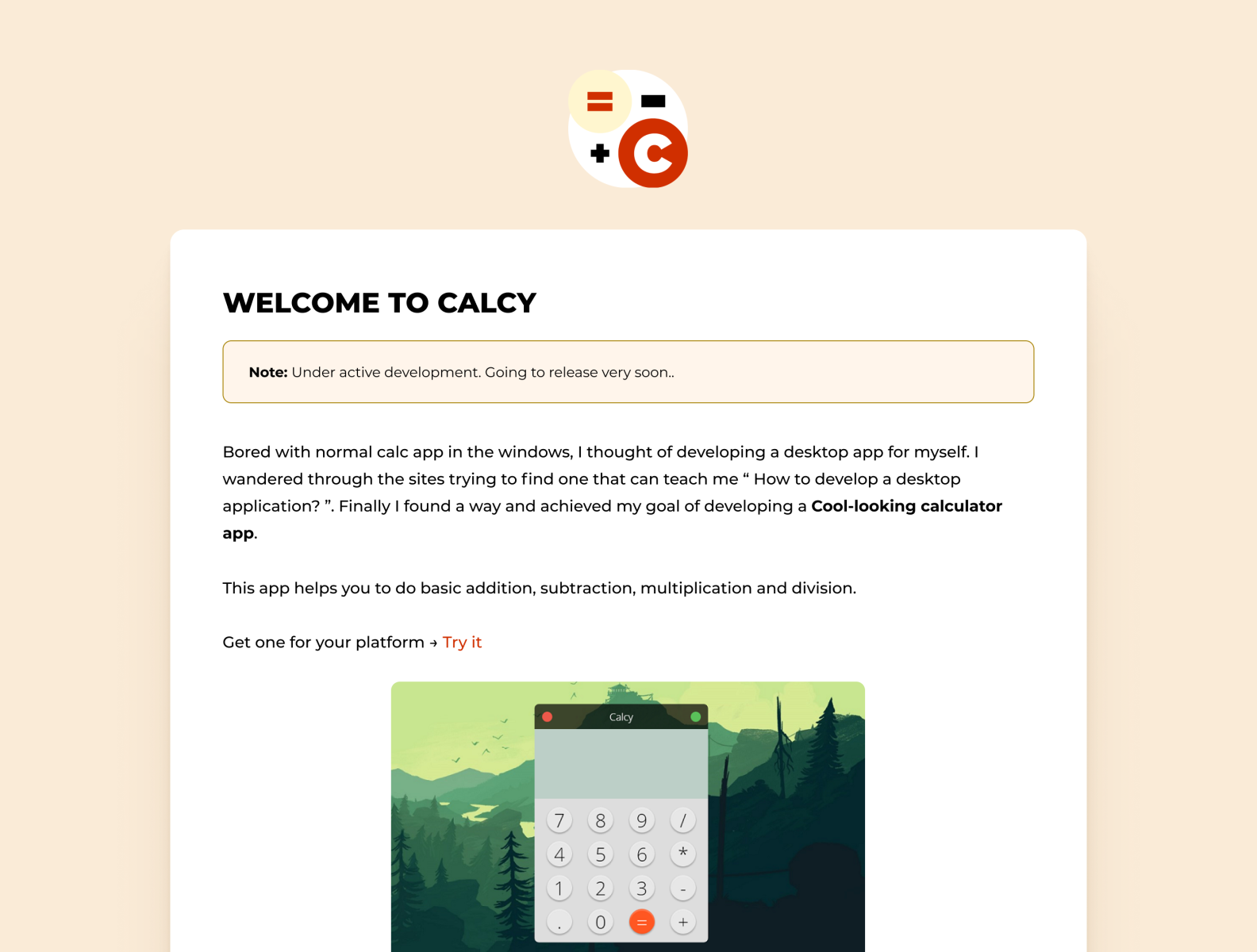 Calculator website — landing page by Varun A 🔥 on Dribbble