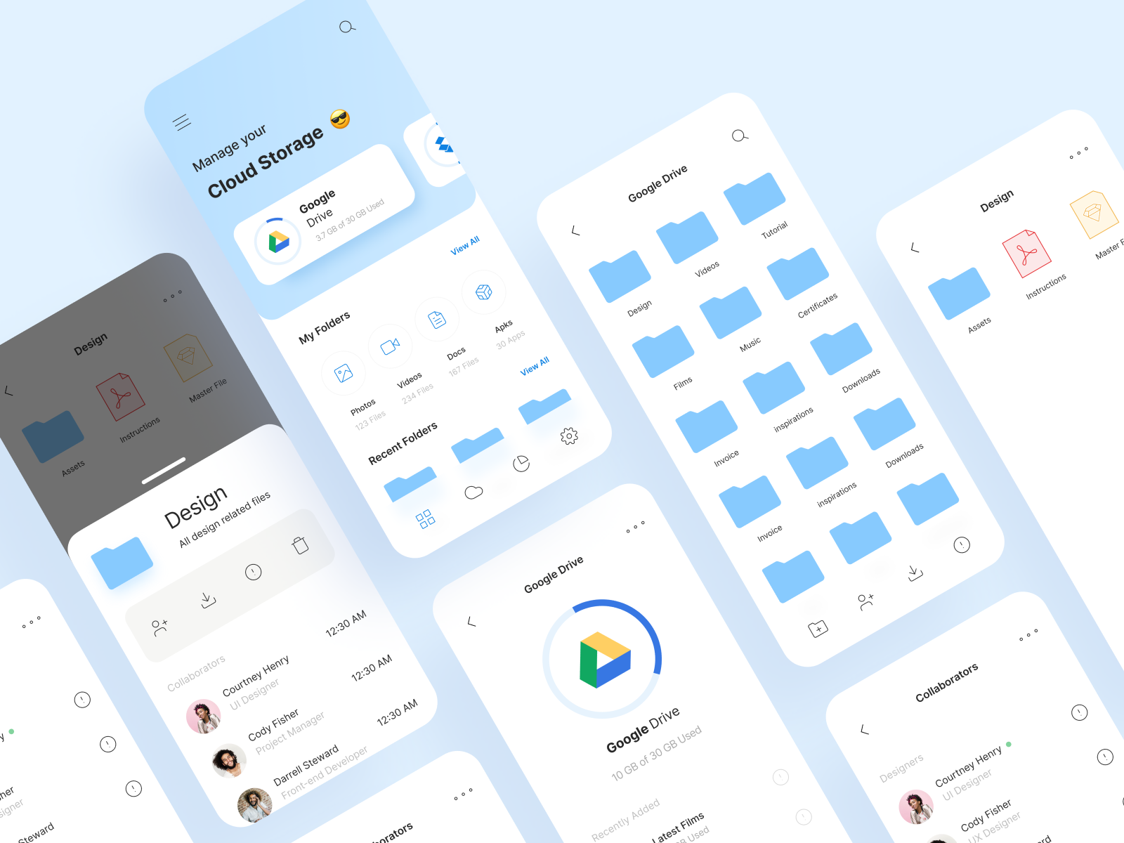 Cloud Storage And Collaboration by Arun PP on Dribbble
