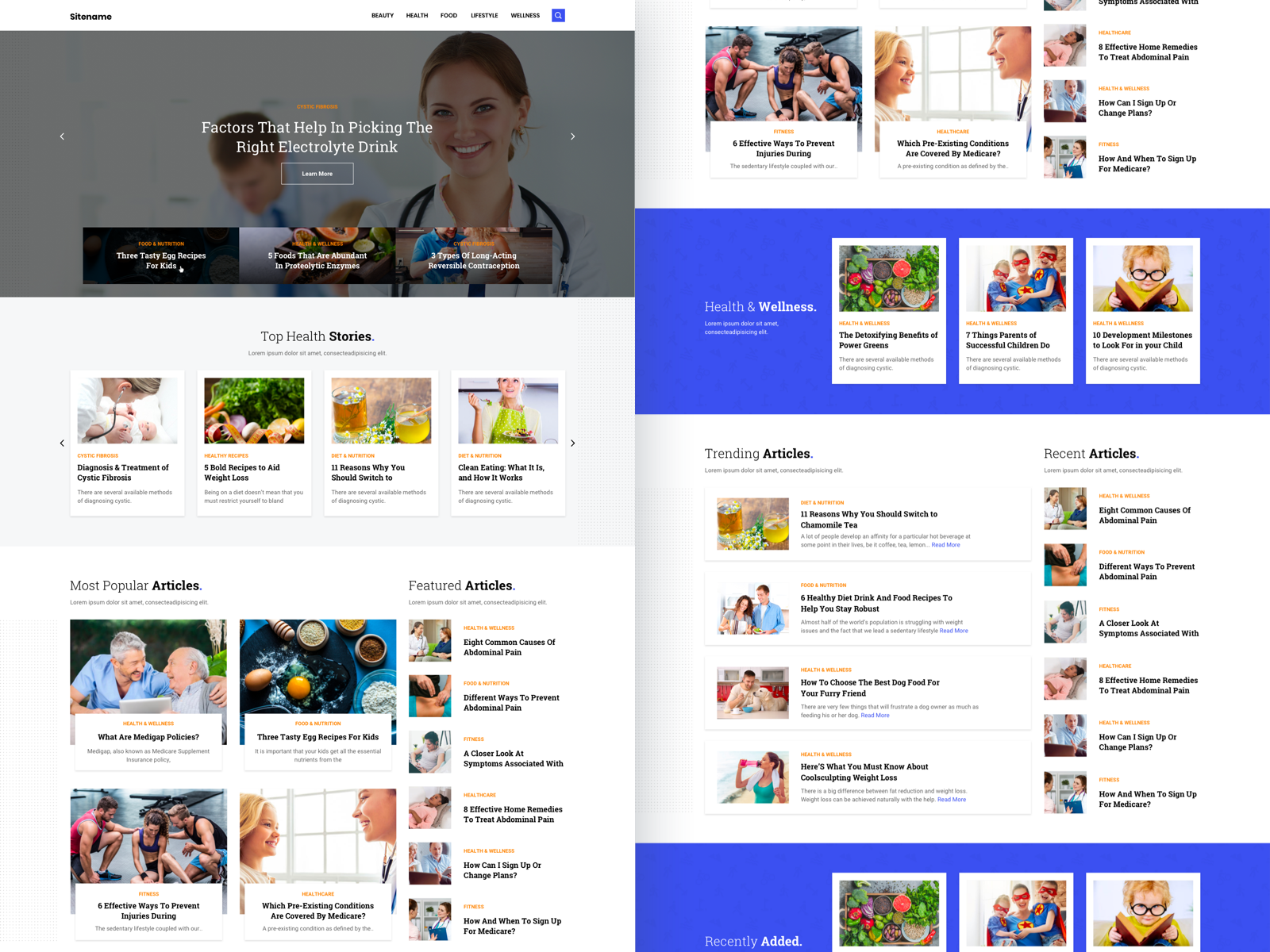 Dribbble - heath_blog_website.png by Arun PP Dribbble - heath_blog_website.png by Arun PP