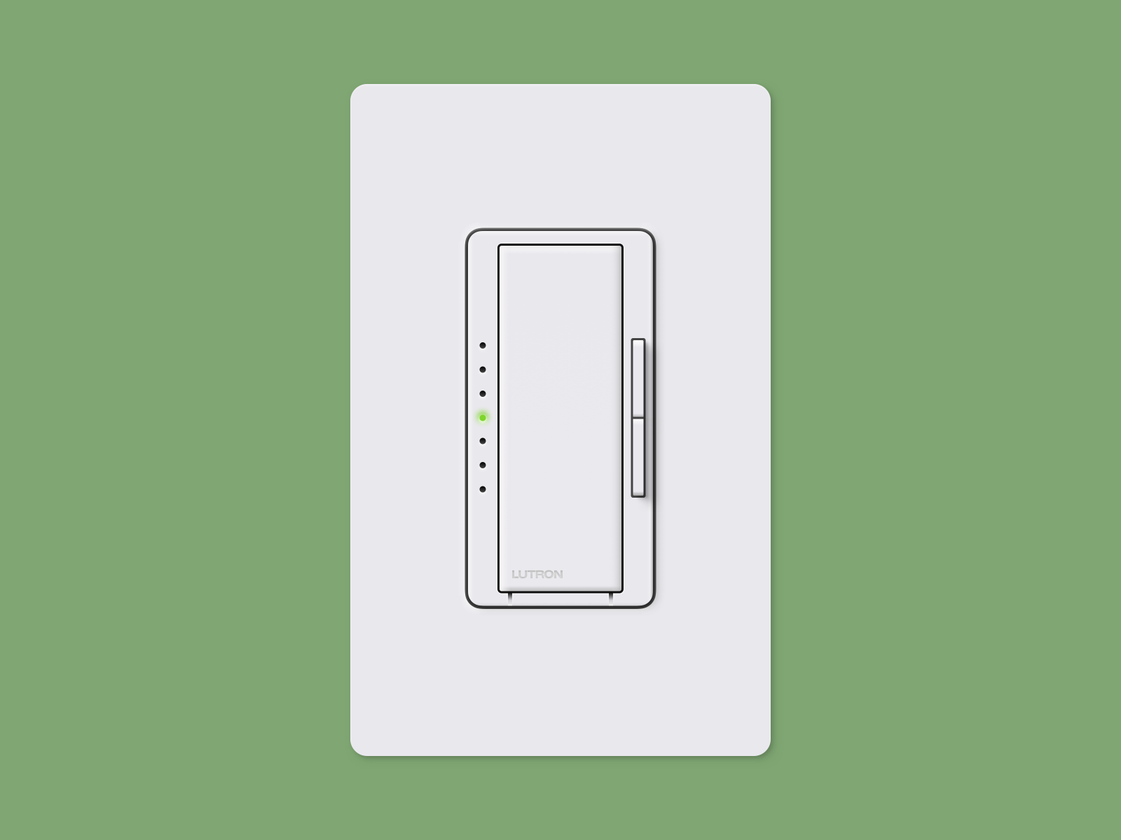 Lutron Light Switch Vector by Lance Liu on Dribbble